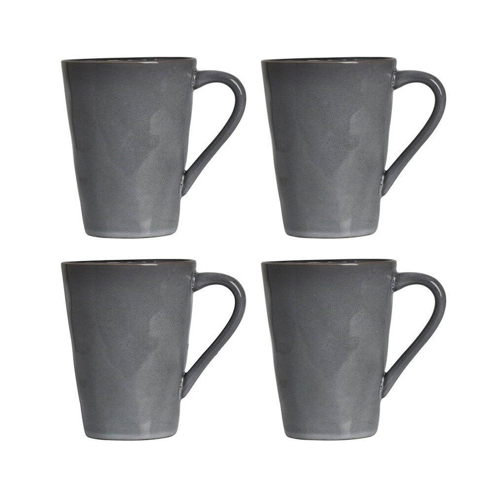 Malmo White Teardrop Mug Set of 4 - 420ml | Malmo Stoneware Dinnerware ...