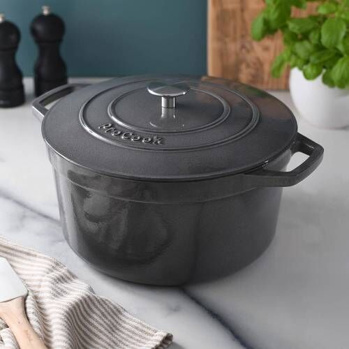 Cast Iron Casserole 30cm / 6.2L Oval Matte Black | Cast Iron Casserole ...