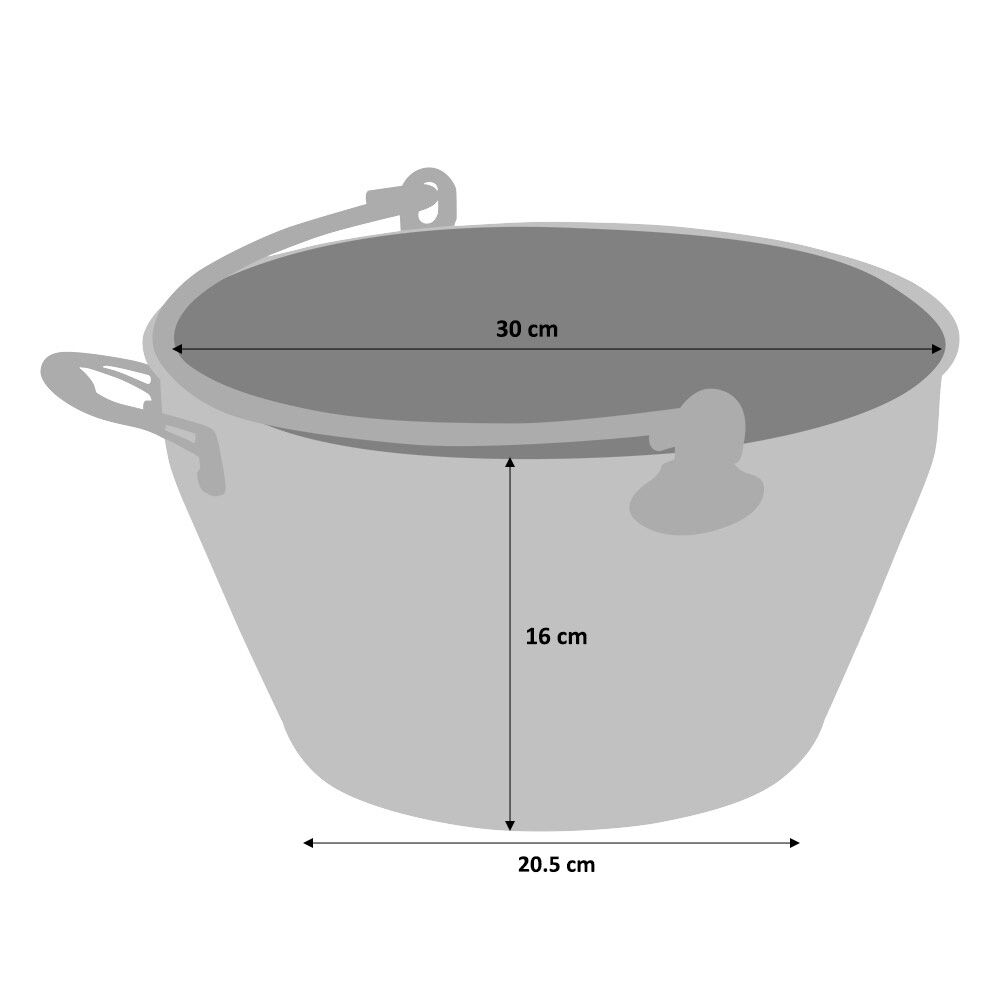 Professional Stainless Steel Preserving Pan 30cm / 9L | All Speciality ...