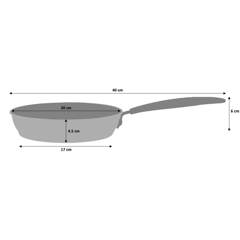 Gourmet Stainless Steel Frying Pan 20cm | ProCook