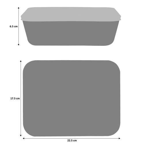 Airtight Glass Storage Dish Set 3 Piece | Food Storage Containers from ...