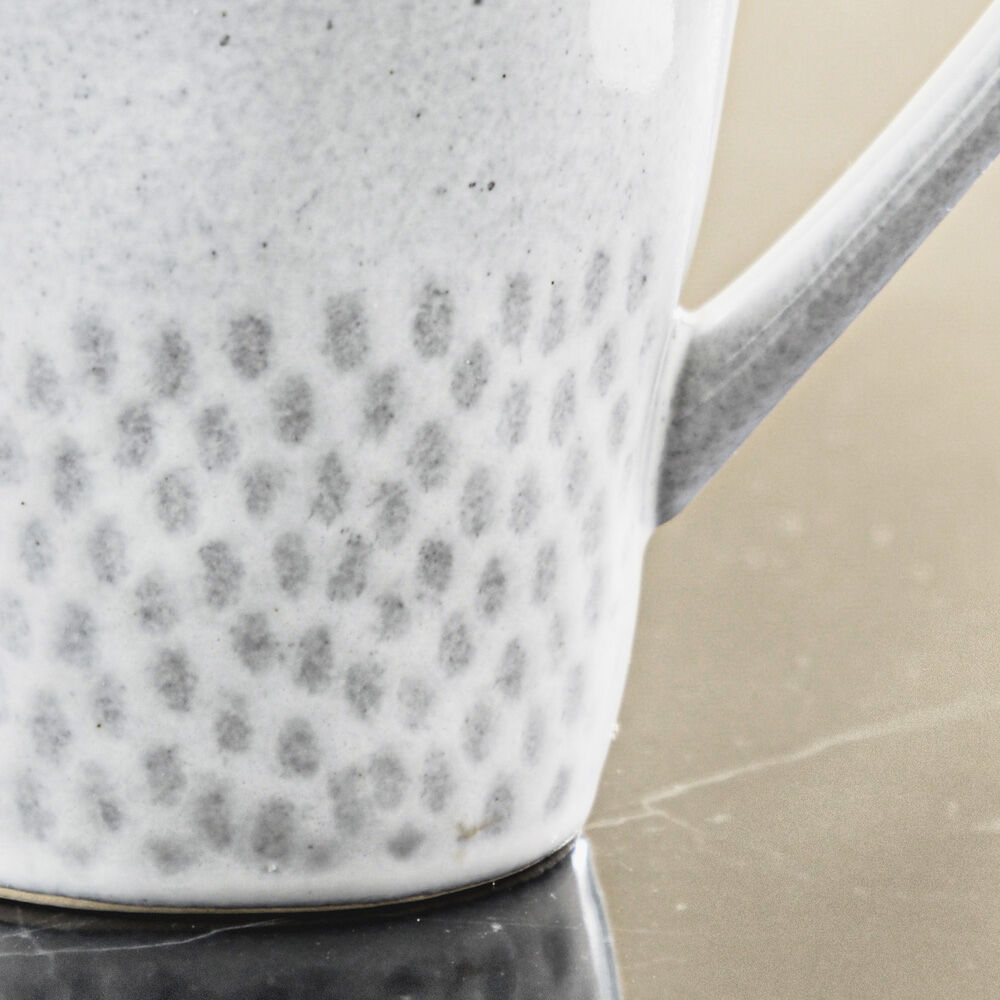 Malmo Dove Grey Teardrop Mug Set of 4 - 420ml | ProCook Malmo Dove Grey ...