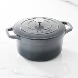 Cast Iron Casserole 24cm / 4.7L Round Matte Black | Cast Iron from ProCook