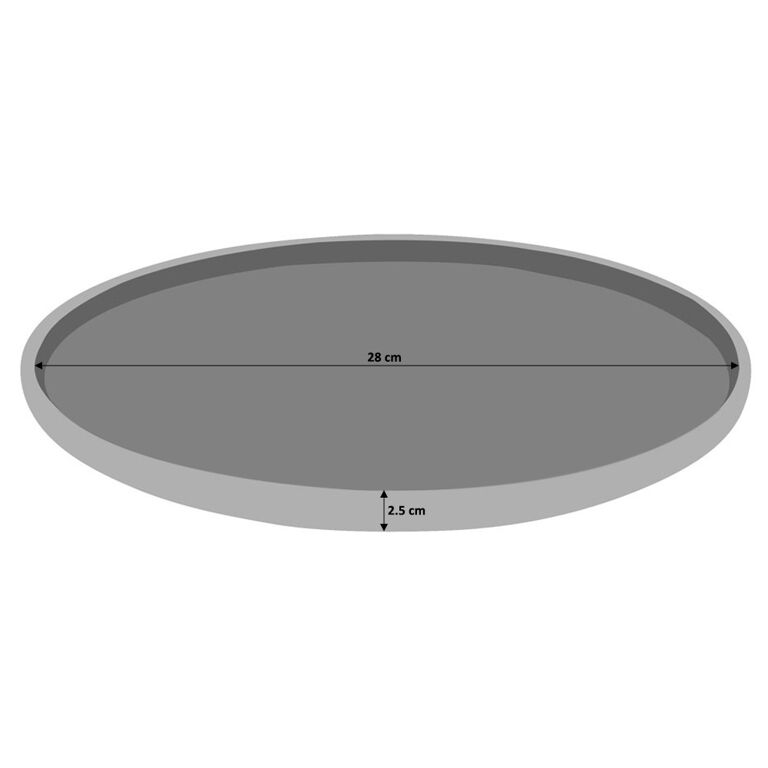 Oslo Rim Stoneware Dinner Plate 27.5cm | ProCook