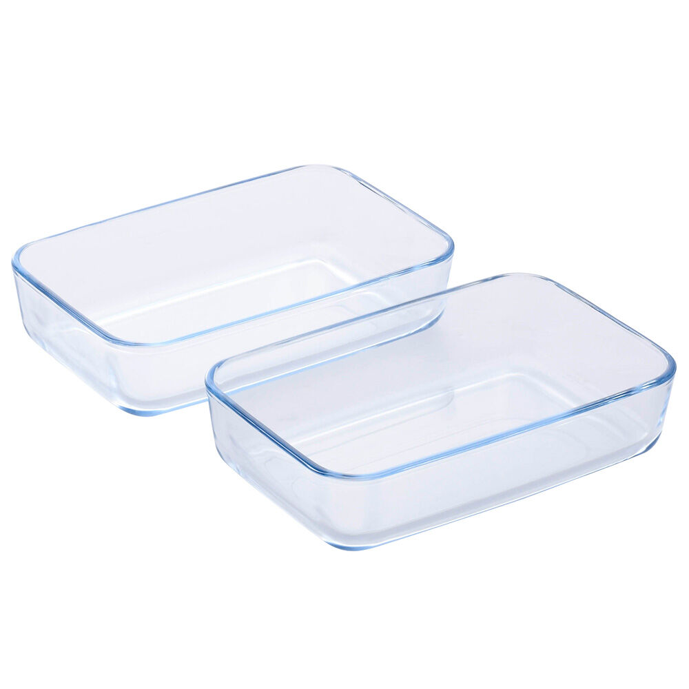 Glass Ovenware Rectangular Dish Set 3 Piece | Ovenware from ProCook