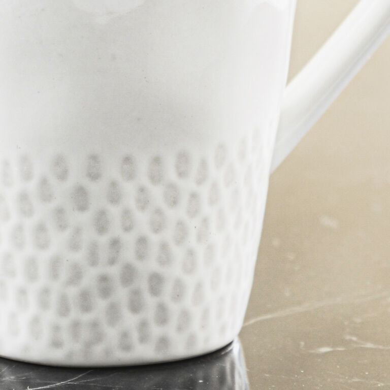 Malmo White Teardrop Mugs Set of 4 - | ProCook