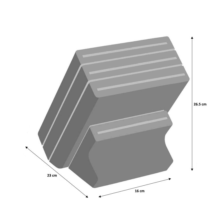 Rectangular Knife Block 9 Piece | ProCook