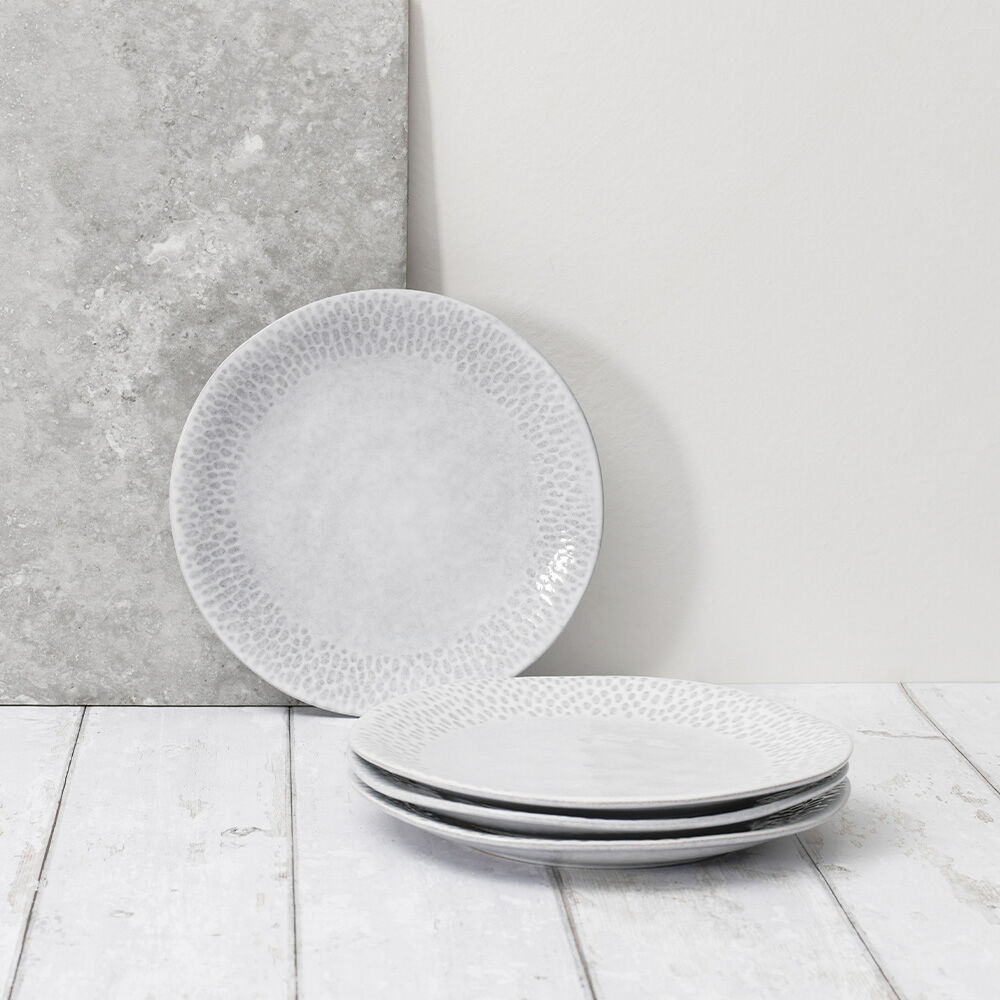 Malmo Dove Grey Teardrop Mug Set of 4 - 420ml | ProCook Malmo Dove Grey ...