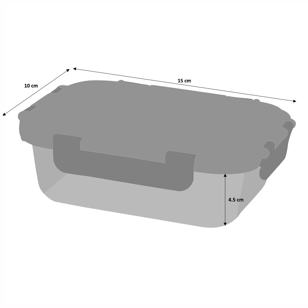 Lock & Fresh Airtight Glass Storage Dish 600ml | Food Storage ...