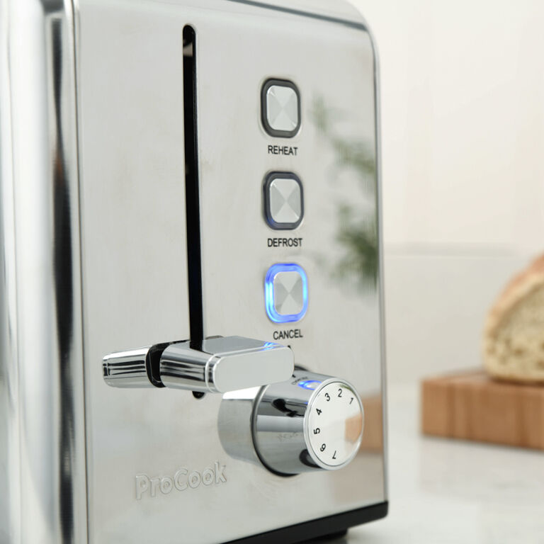 Stainless Steel Toaster 2 Slice | ProCook