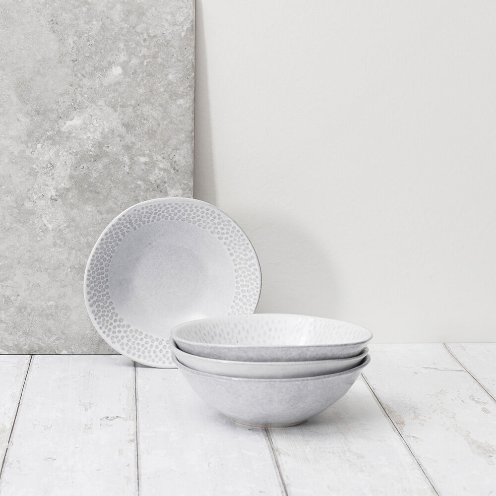 Malmo Dove Grey Teardrop Mug Set of 4 - 420ml | ProCook Malmo Dove Grey ...