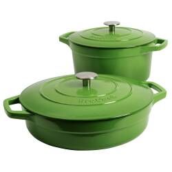 Green Cast Iron Cookware - Green Casserole Dishes | ProCook