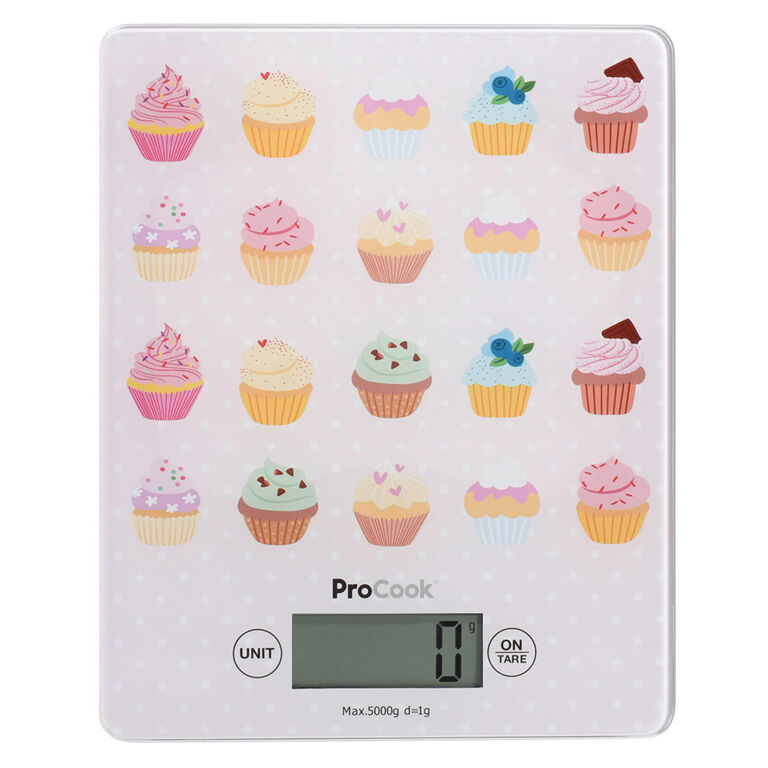 Glass Digital Scales Cupcakes | ProCook