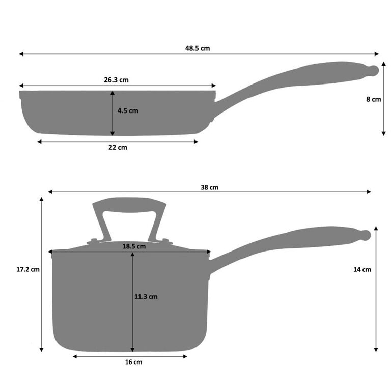 Elite Forged Cookware Set 4 Piece | ProCook