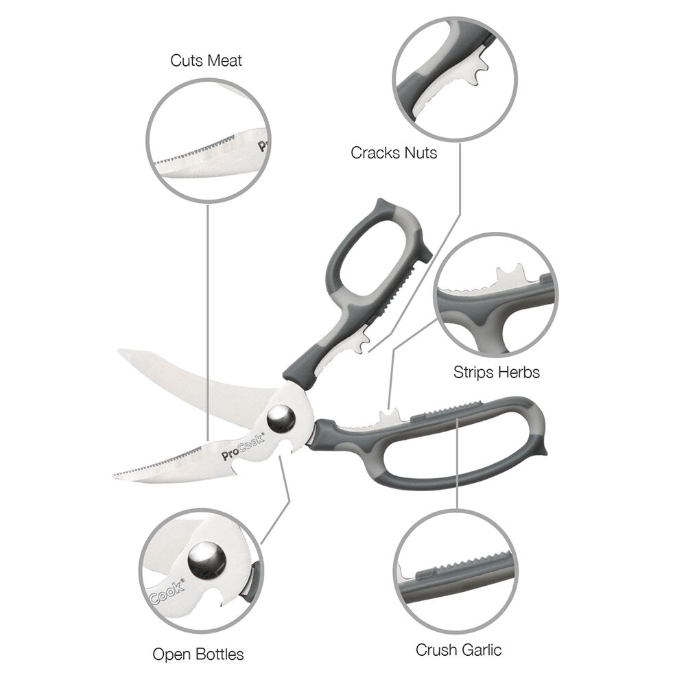 Multi-Purpose Scissors Grey | Scissors from ProCook