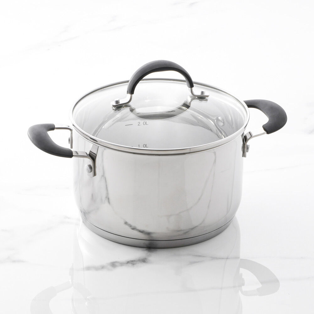 Gourmet Stainless Steel Saucepan & Lid 20cm / 3.3L | Gourmet Stainless ...