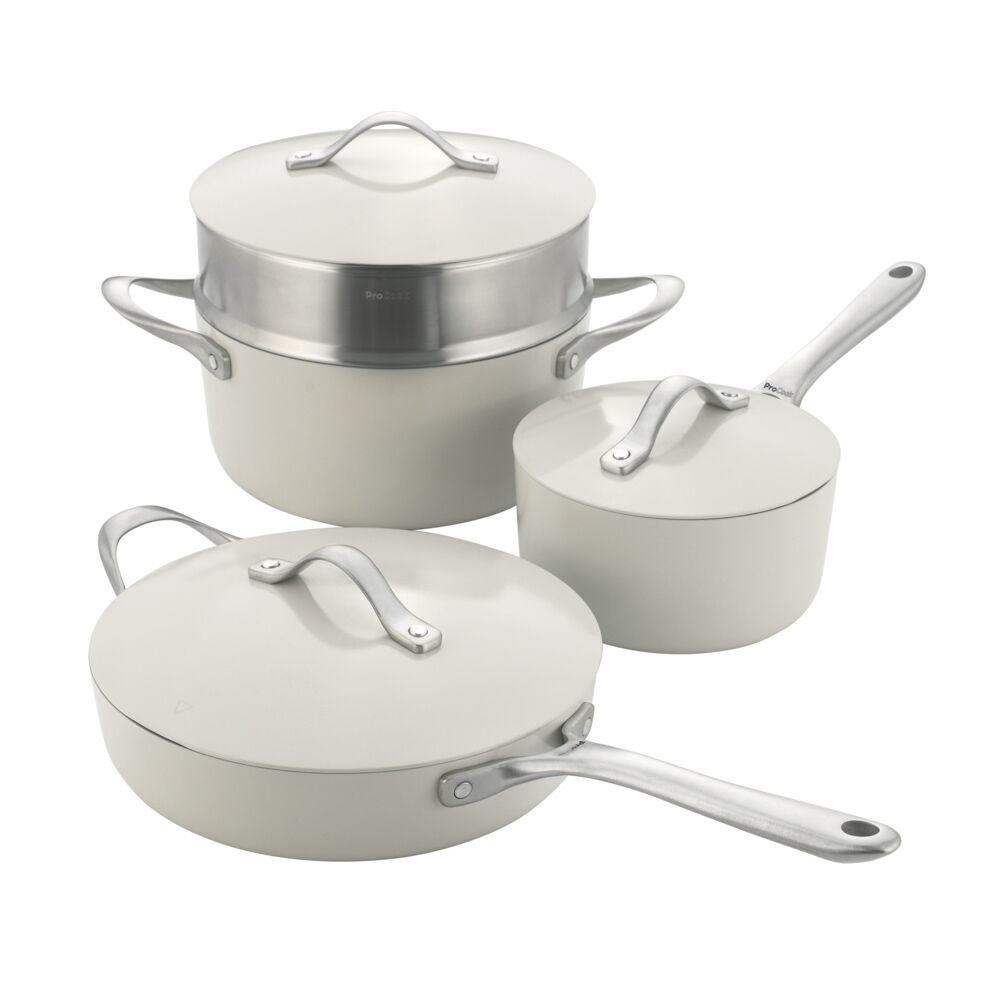 ProCook Soho Cookware Set 4 Piece Cream | ProCook