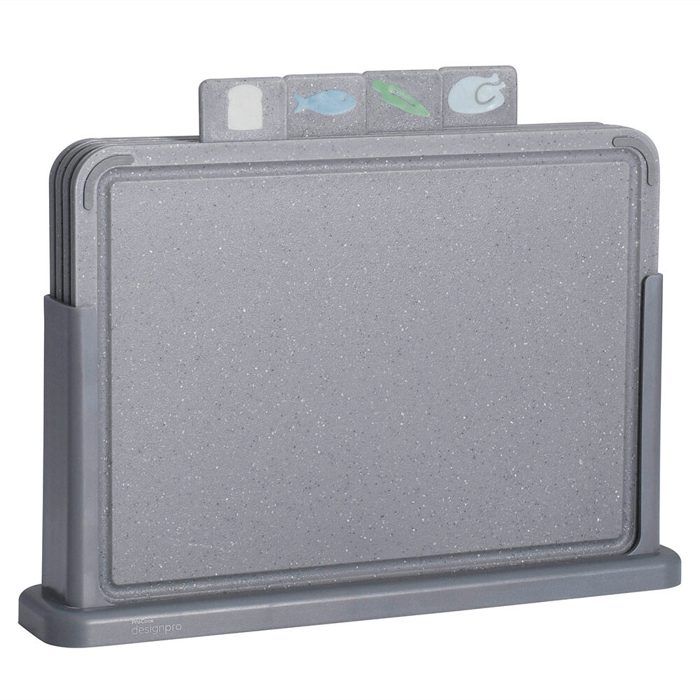 Designpro Chopping Board Set 35x25cm Grey | Chopping Boards from ProCook