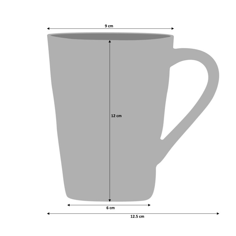 Malmo White Teardrop Mugs Set of 4 - | ProCook